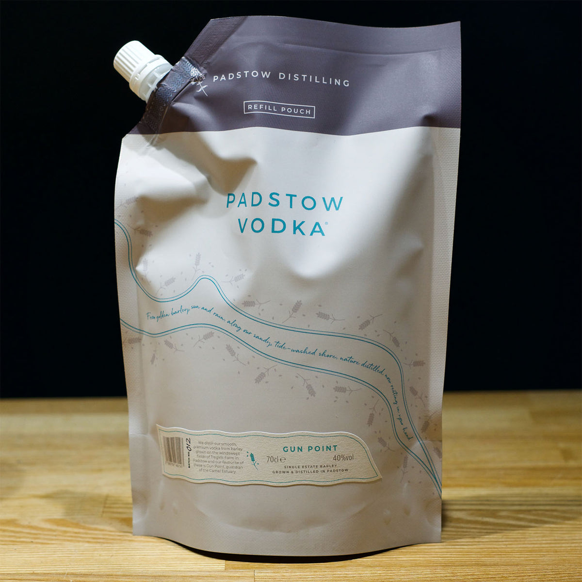 Padstow Vodka®️ 'Gun Point' 40% 70cl Refill Pouch – Padstow Distilling